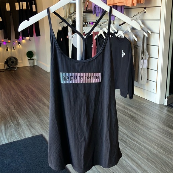 Pure Barre | Tops | Nwt Pure Barre X Tavi Ribbed Prism Tank | Poshmark
